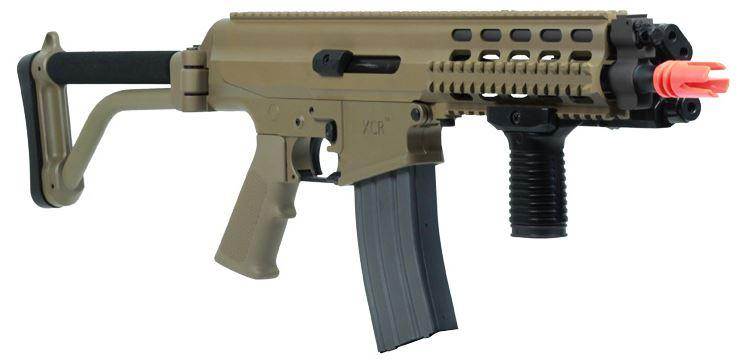 Echo1 Robinson Armament Full Metal XCR AEG Airsoft Rifle - Tan From ...